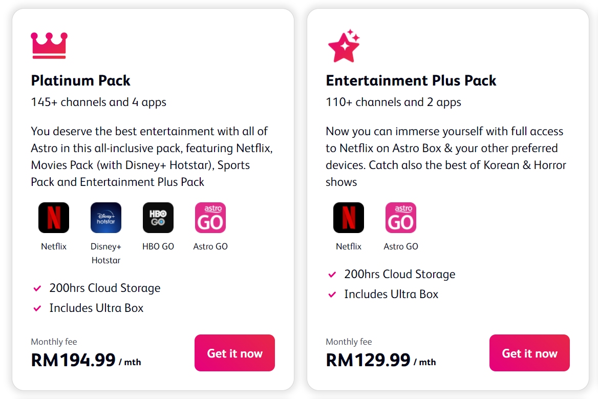 Netflix now streaming on Astro Ultra Box, bundled with Entertainment ...