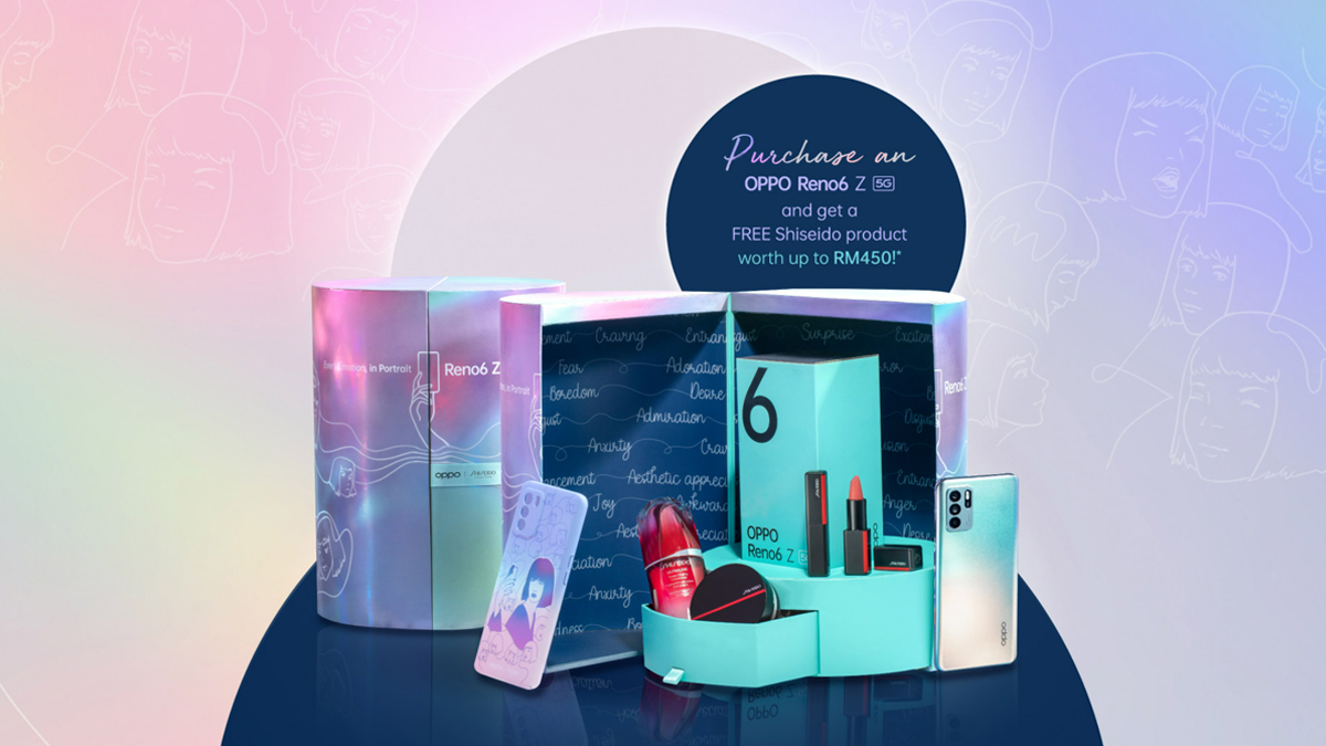 This special Oppo Reno 6 Z gift box comes with up to RM450 worth of ...