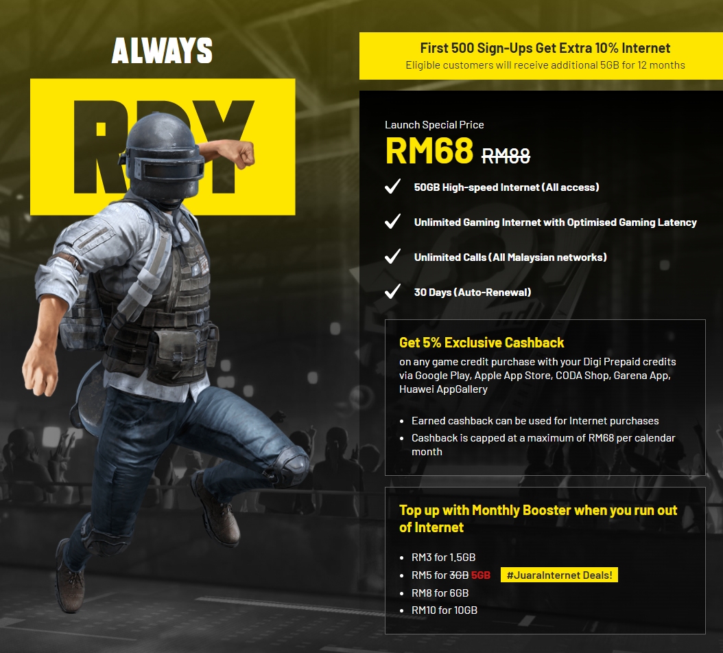 RDY: Digi has a new prepaid plan that promises optimised ping for ...