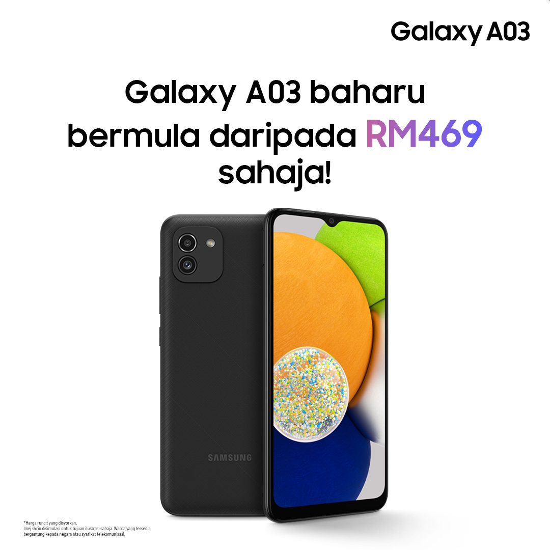 Samsung Galaxy A03 Malaysia: Everything you need to know