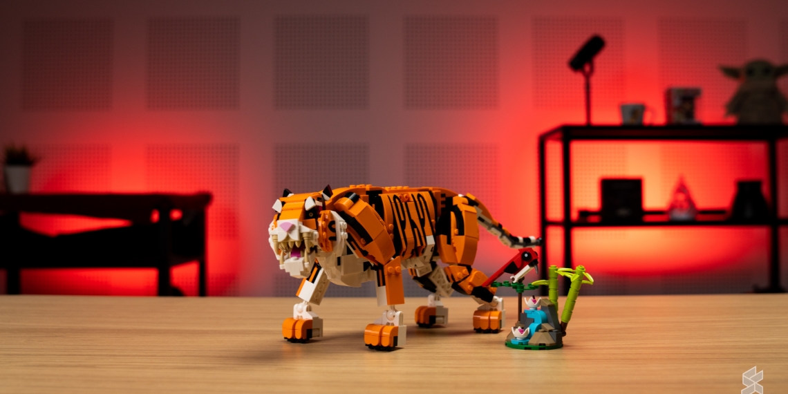 We built the Lego Majestic Tiger set just in time for Chinese New Year ...