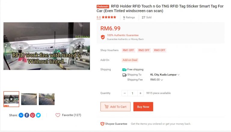 You can now buy RFID holders on Shopee. Should you get one for your car ...