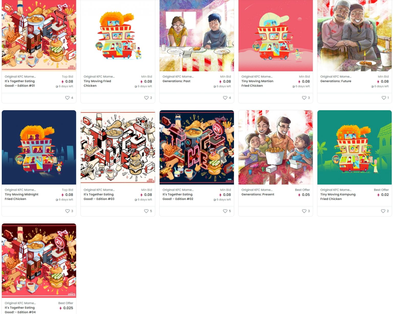 KFC Malaysia launches 11 exclusive NFTs, customers can replace bad pieces of chicken via QR code ...