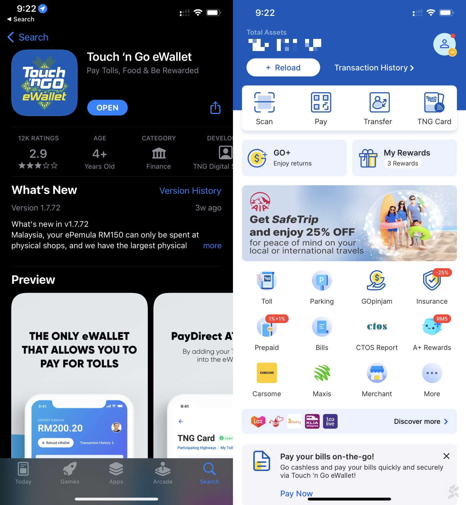 TNG eWallet is back on the Apple App Store - SoyaCincau