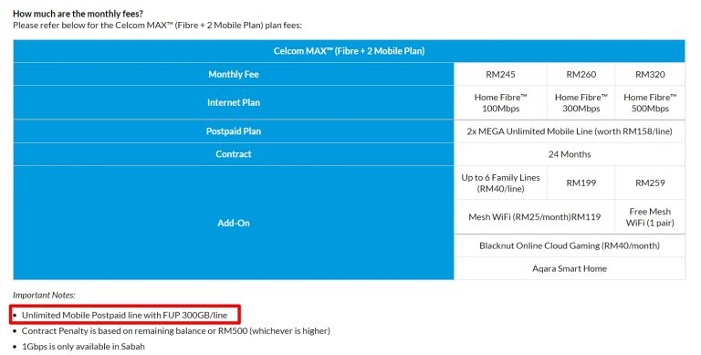 Celcom offers two unlimited postpaid lines and 100Mbps home fibre ...