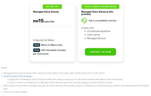 Maxis Managed Voice puts your business' fixed line to the cloud