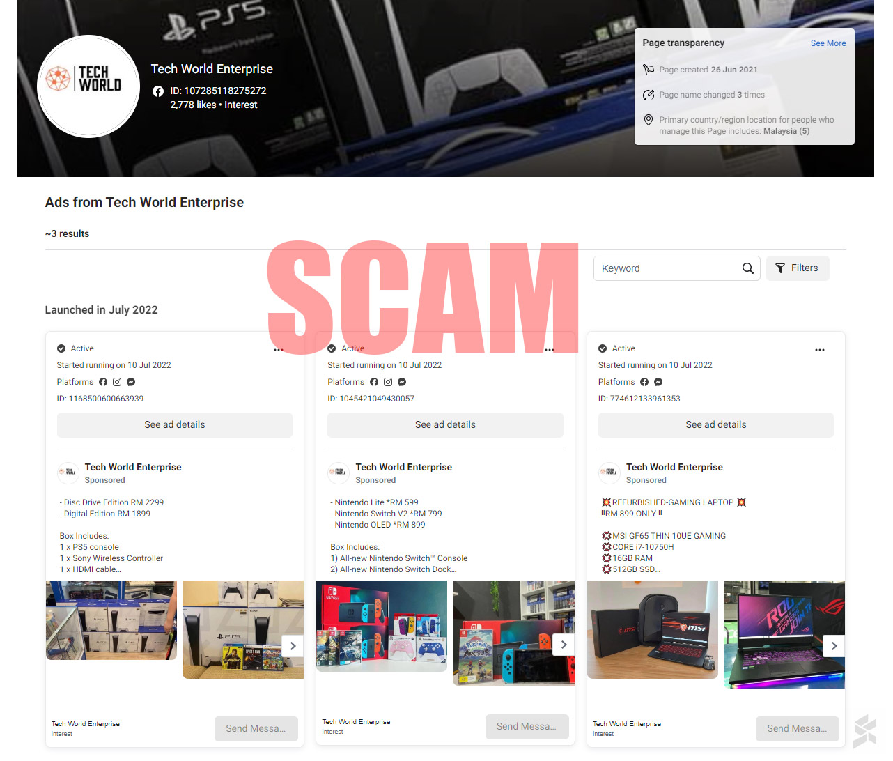 Facebook is a cesspool of scams. Here's what Annuar Musa should do to ...