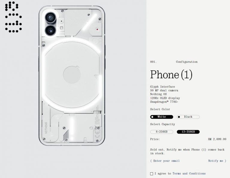 Here's how much the Nothing Phone (1) costs in Malaysia - SoyaCincau