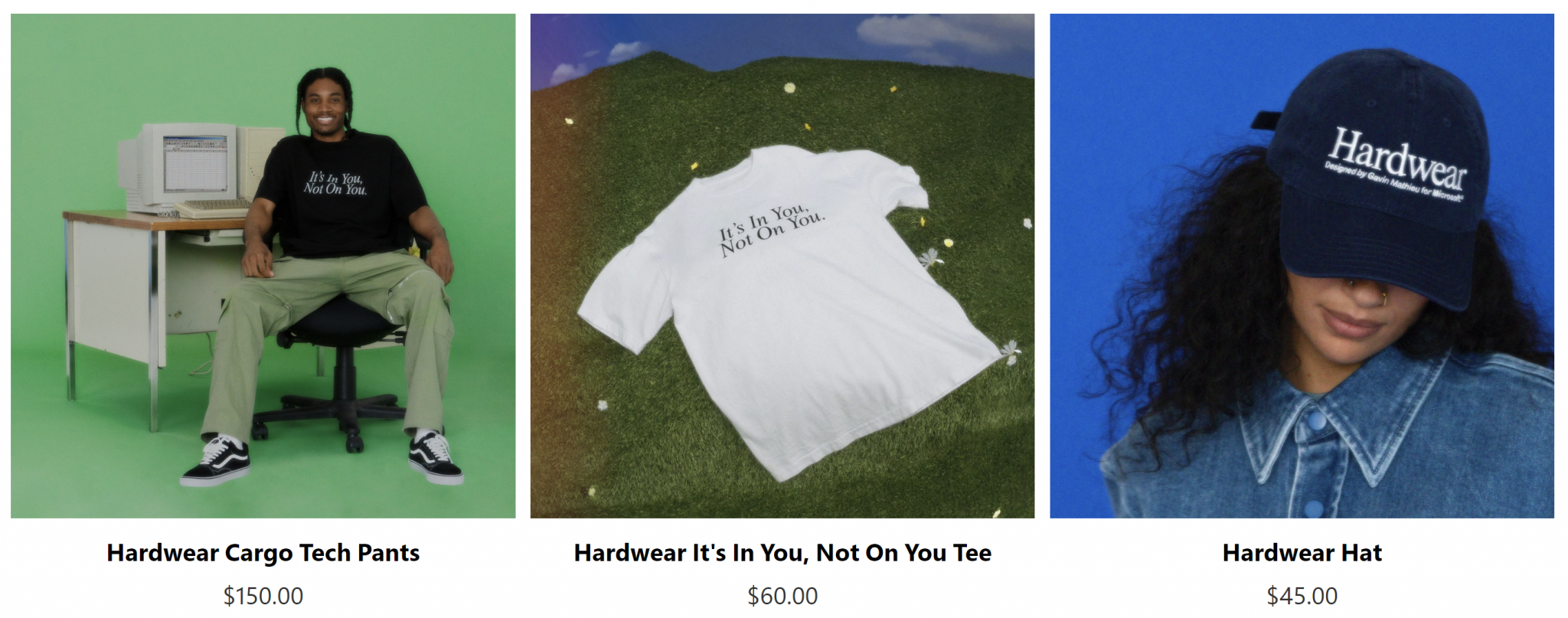 Microsoft is selling T-shirts with the Windows XP wallpaper for USD60 ...