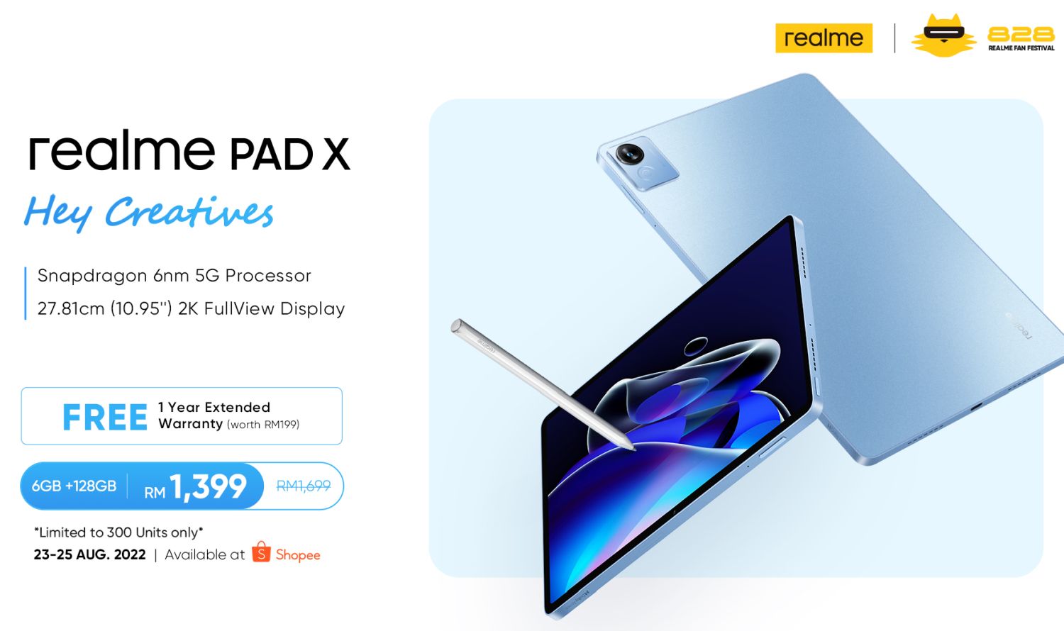 Realme Pad X: Malaysia's most affordable 5G tablet - SoyaCincau