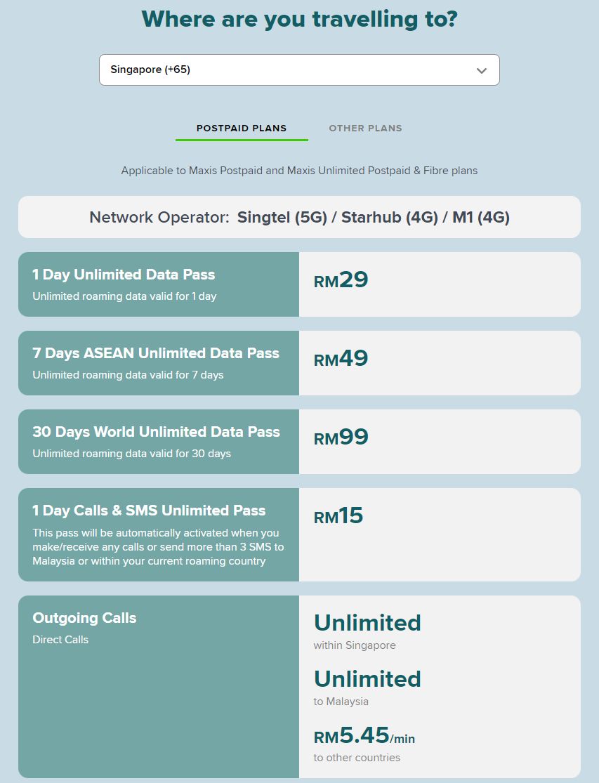 Maxis postpaid users beware! It costs RM15 to answer a short voice call while travelling ...