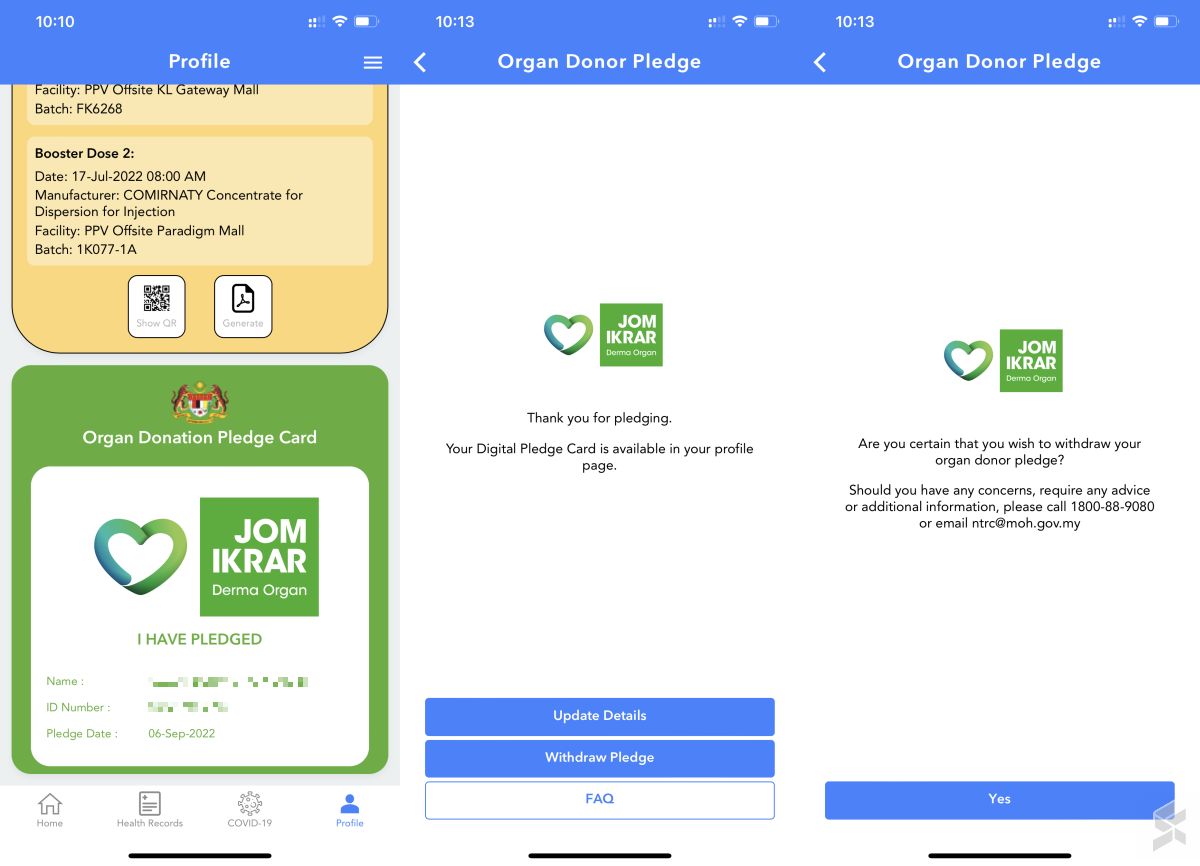 Ahead of iPhone 14 launch, MySejahtera introduces Organ Donor Pledge ...