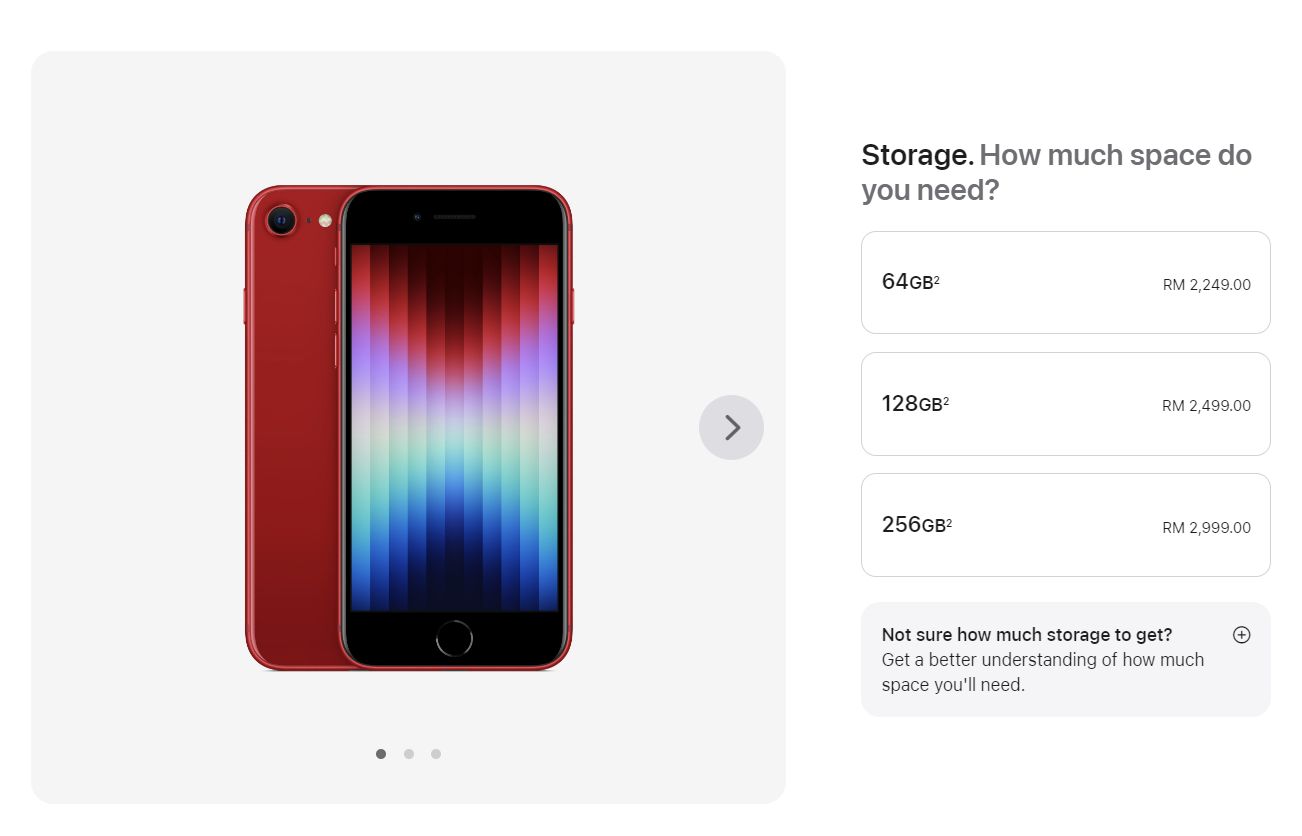 iPhone SE 2022 gets a price hike in Malaysia, costs up to RM200 more ...