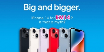 Celcom is offering the iPhone 14 for only RM14 this Friday - SoyaCincau