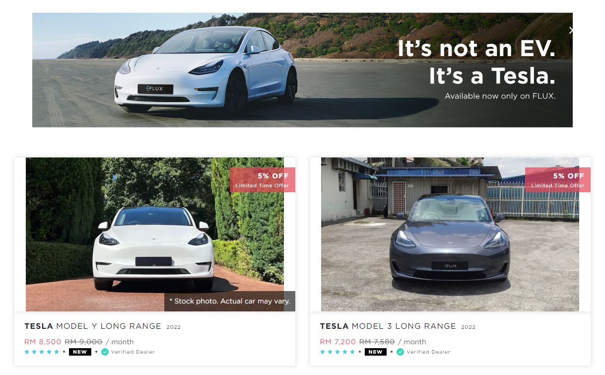 Tesla Model Y and Model 3 now available on subscription in Malaysia ...