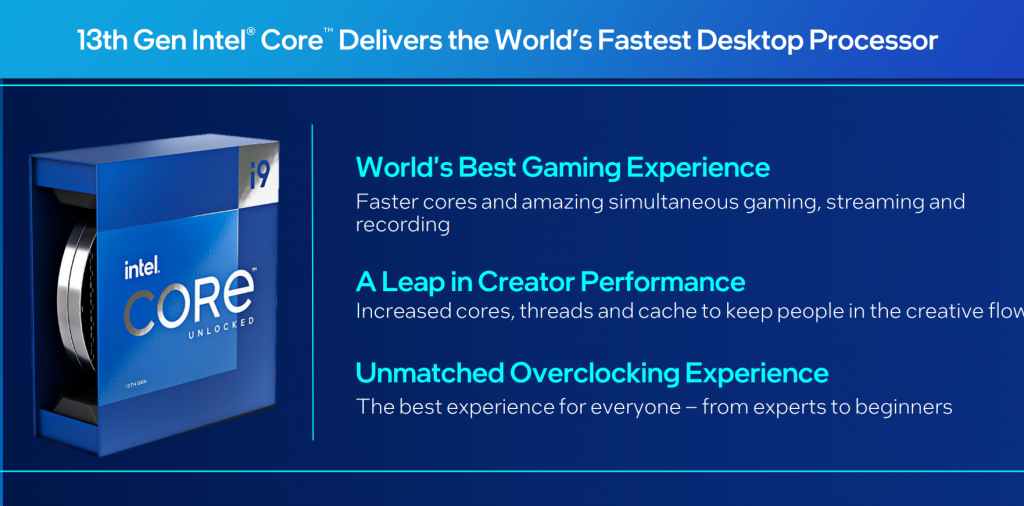 13th Gen Intel Core processors now official, featuring 'world's fastest ...