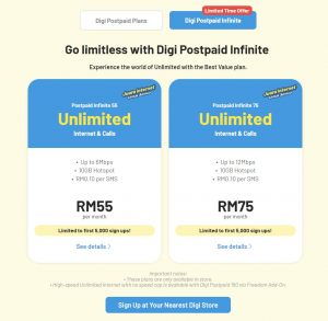 Digi's new Postpaid Infinite plans offer "unlimited" calls and data ...