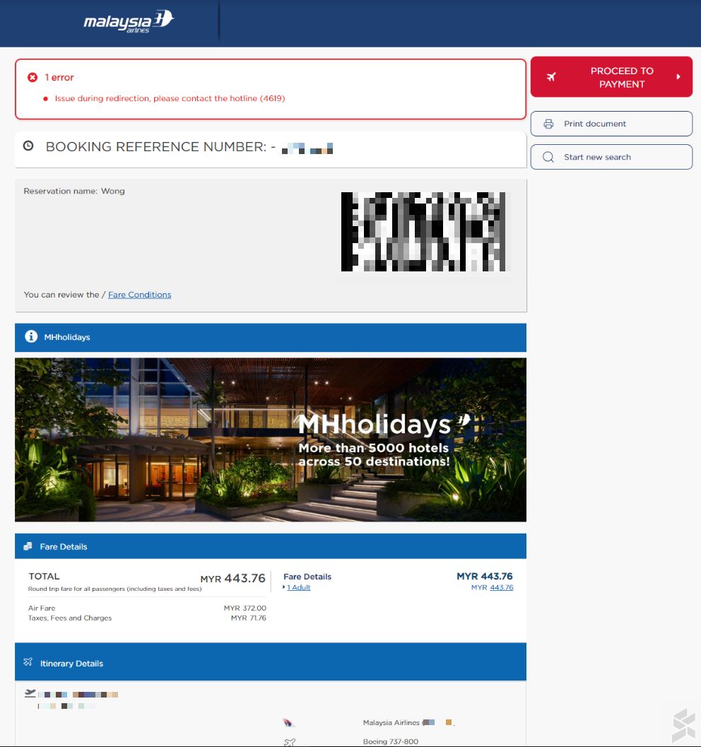Malaysia Airlines face ticketing system issues, customer service unable ...