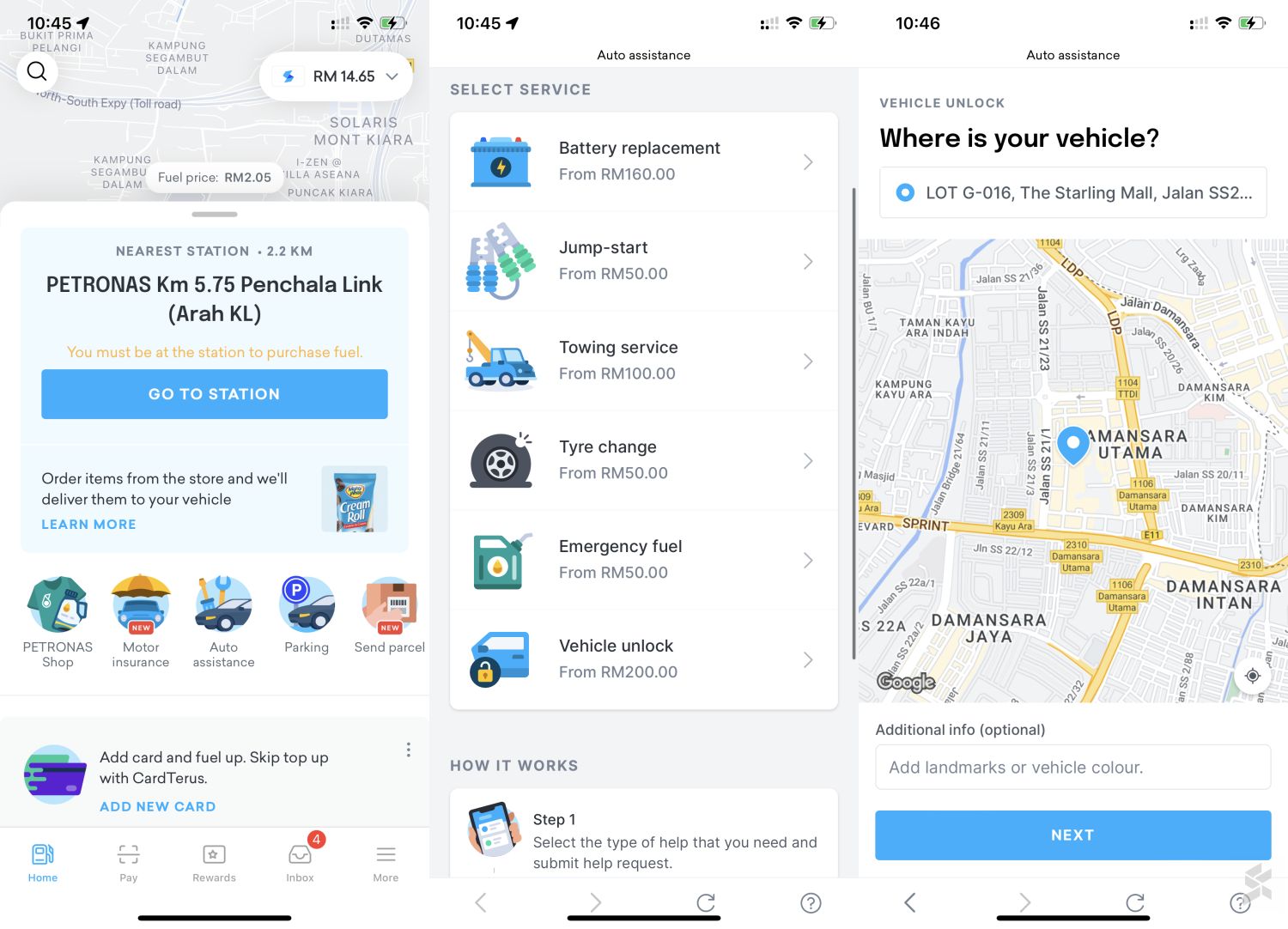 Setel now lets you request vehicle unlock, tyre change and emergency ...