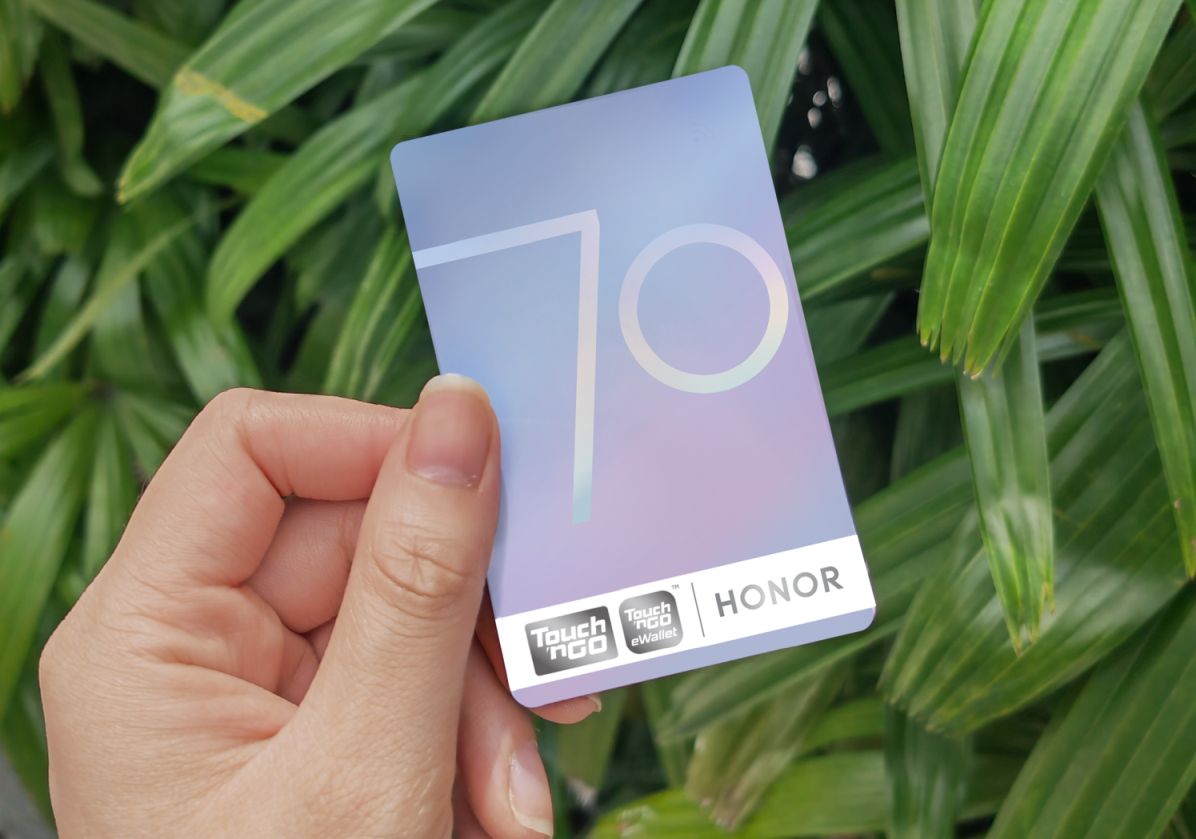 Honor bundles free Enhanced TNG card and TNG RFID for its Honor 70 ...