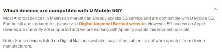 U Mobile 5G: Here's the list of phones that can connect to 5G - SoyaCincau