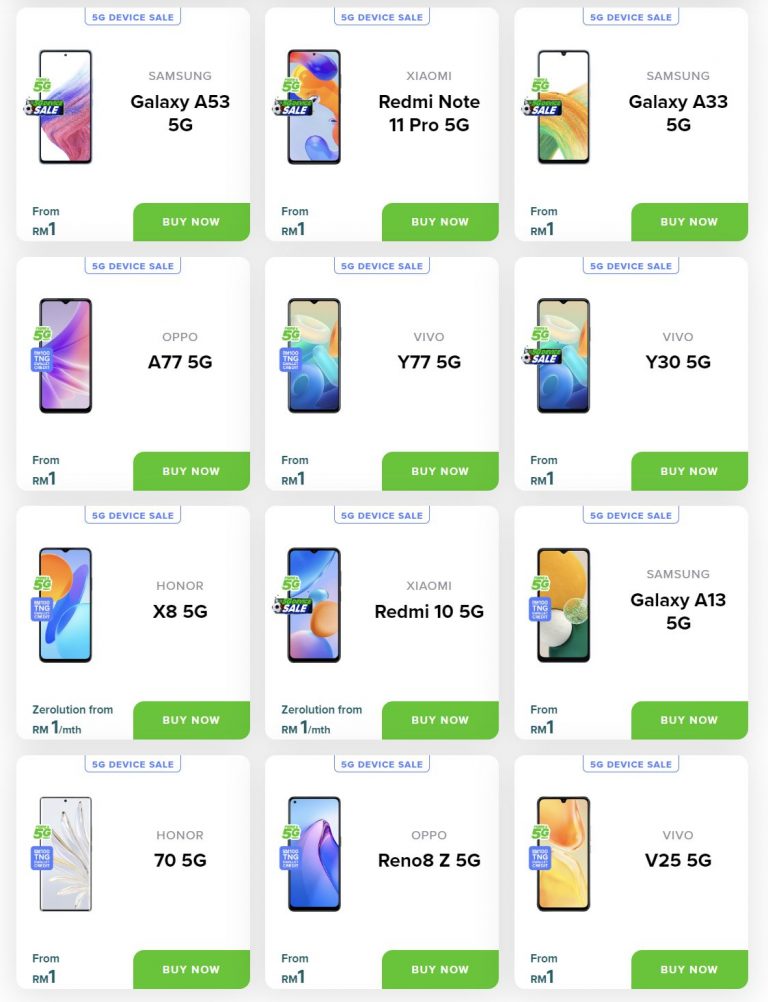 Maxis is having a 5G device sale but some models don't even support 5G - SoyaCincau