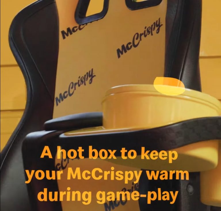 This is McDonald's best product yet: the McCrispy Ultimate Gaming Chair ...