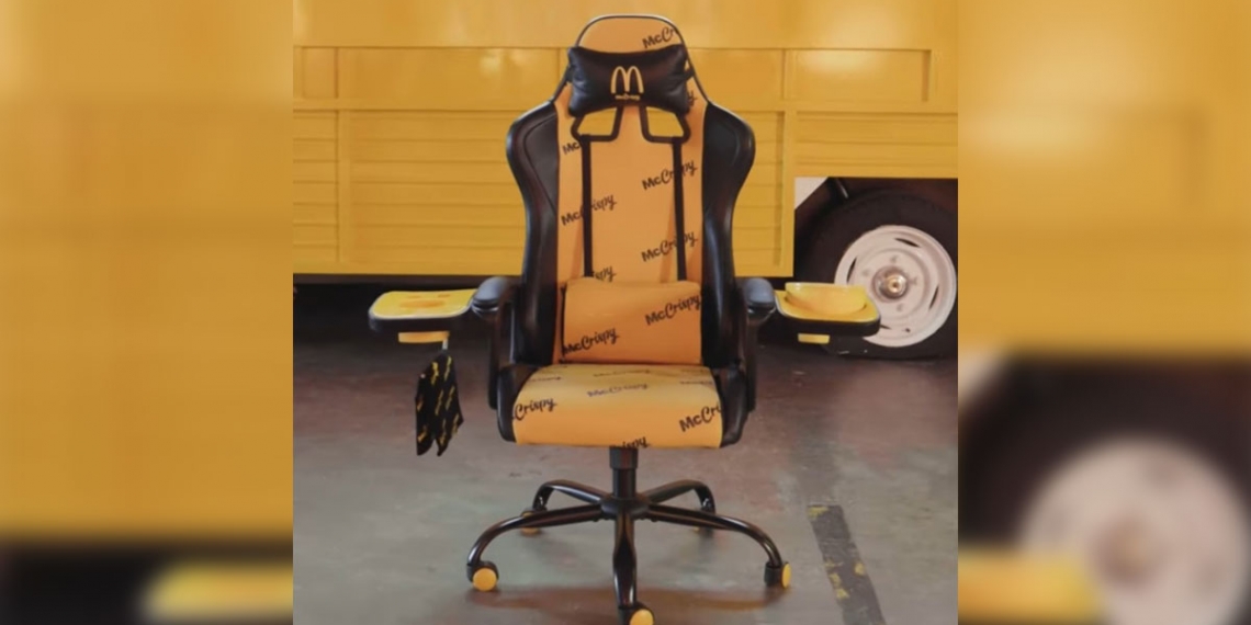 This is McDonald's best product yet: the McCrispy Ultimate Gaming Chair ...