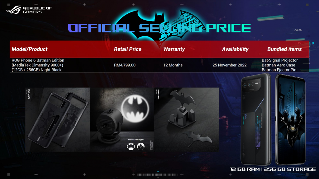 The ROG Phone 6 Batman Edition is for the ultimate comic book fan ...