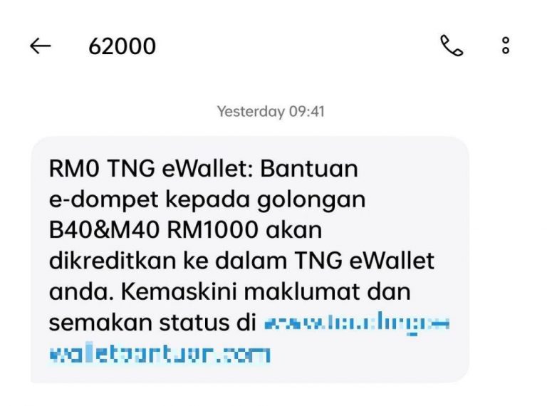 More eWallet scams promising financial aid spotted after a change of ...