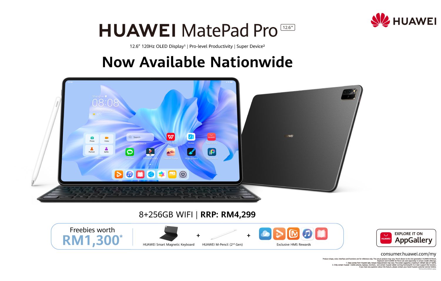 MatePad Pro 12.6 2022: Huawei Malaysia's iPad Pro rival now has 120Hz ...