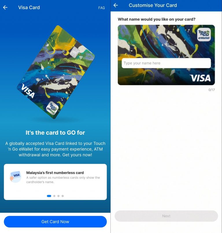 Touch 'n Go's eWallet-linked Visa card is Malaysia's first numberless ...