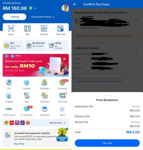 Touch 'n Go's eWallet-linked Visa card is Malaysia's first numberless card? - SoyaCincau