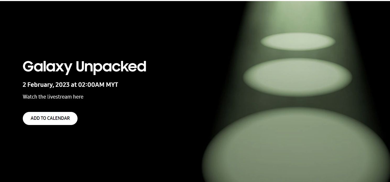 Unpacked 2023: Samsung Galaxy S23 launch is happening on 2nd February - SoyaCincau