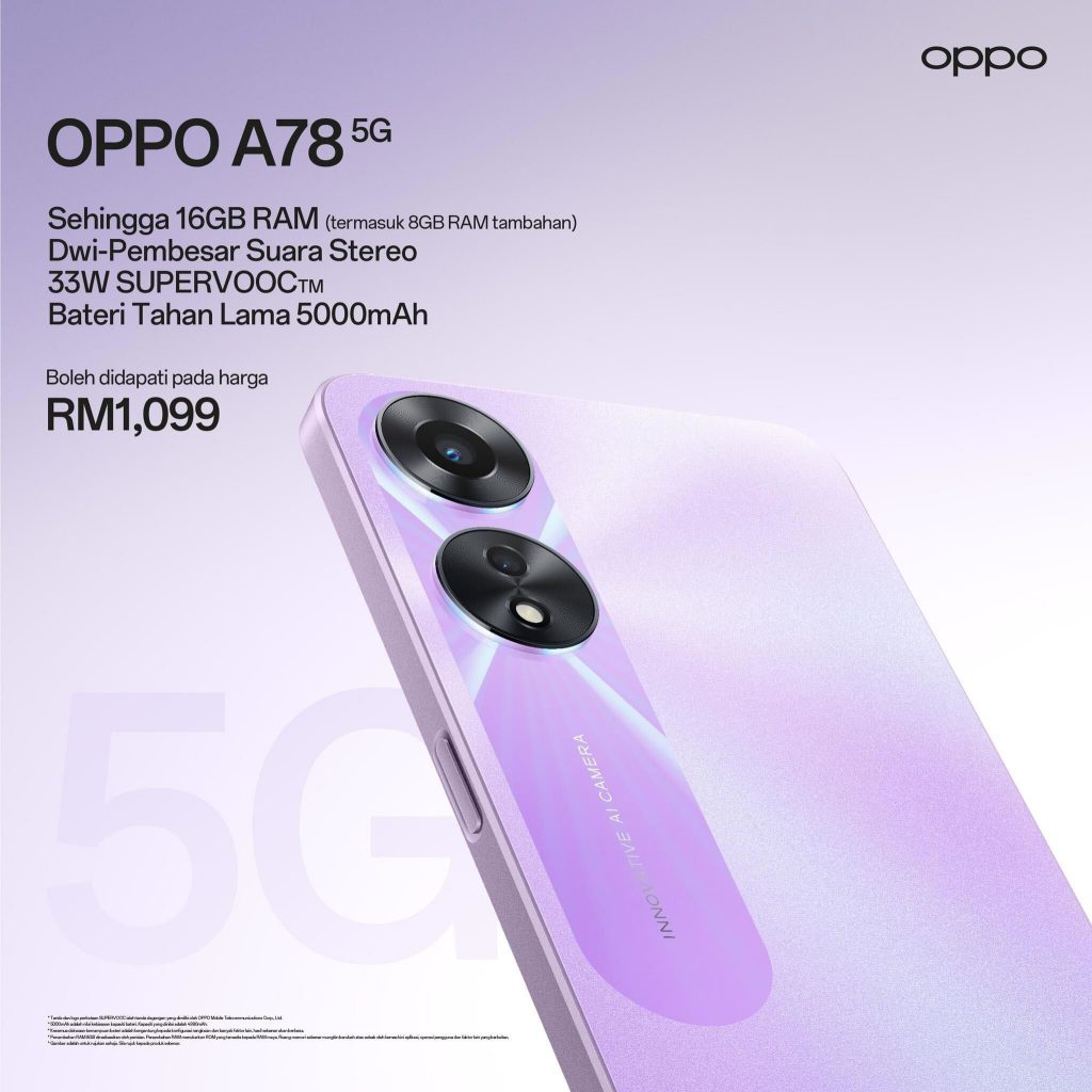 The Oppo A78 5G costs over RM1,000 but has a 3-year-old processor and ...