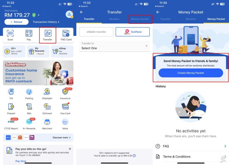 TNG eWallet Money Packet: This is probably the coolest way to ...