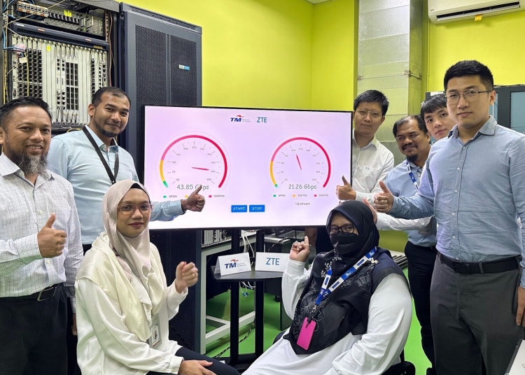 TM teams up with ZTE to enable Malaysia's first 50Gbps fibre broadband ...