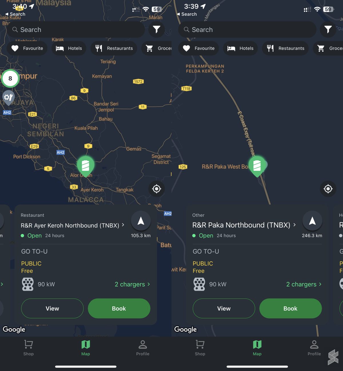 TNBX offers free 90kW EV DC fast chargers at Ayer Keroh and Paka R&R ...