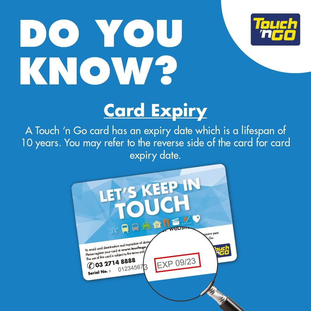 Did you know that the new Enhanced TNG Card with NFC expires in 7 ...