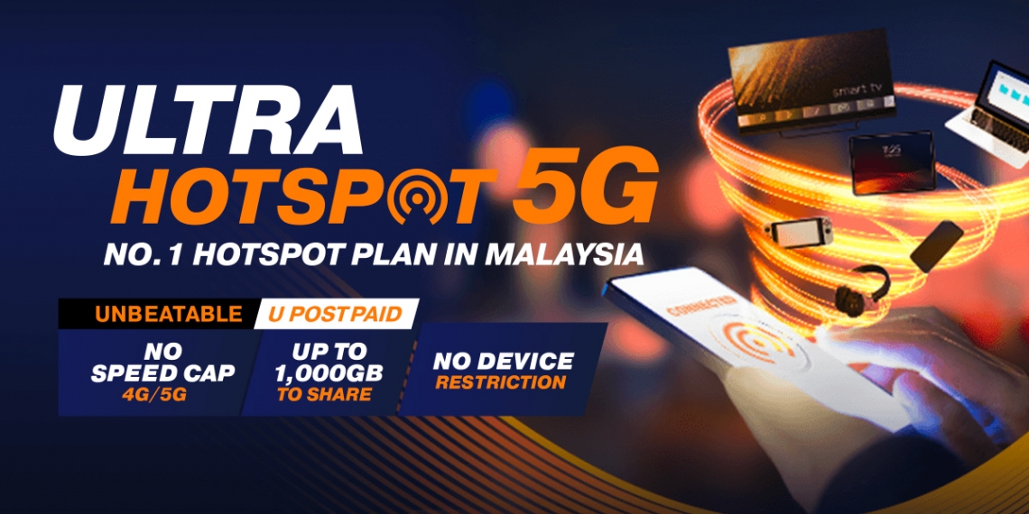 U Mobile 5G Postpaid plans now unlocks hotspot data up to 1,000GB per month - SoyaCincau