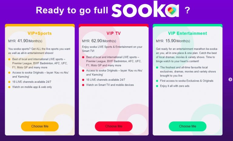 Sooka VIP TV with Live Sports including Premier League now slashed to ...