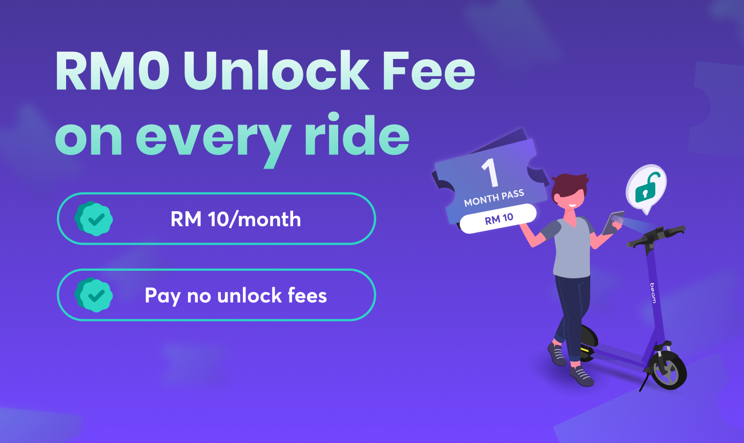 Beam scooters now available in PJ, Ampang, Shah Alam, Kuantan, Langkawi; RM9.99 weekly pass ...