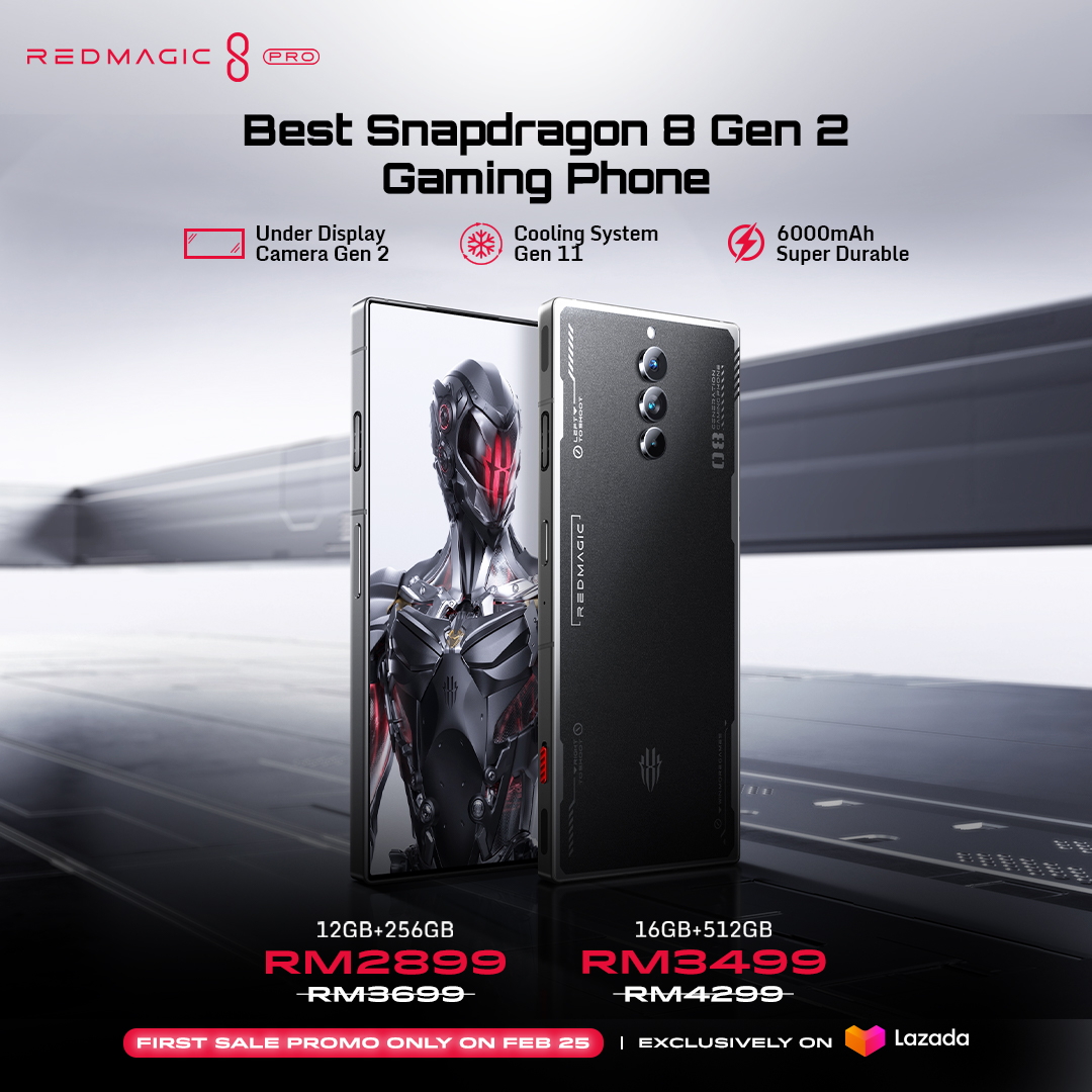 RedMagic 8 Pro Malaysia: Snapdragon 8 Gen 2 gaming phone with shoulder ...
