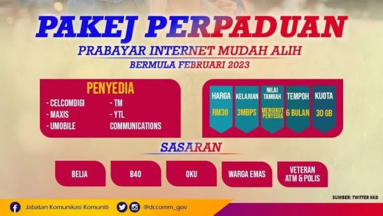 Pakej Perpaduan RM30 for 30GB available now, here's everything you need to know - SoyaCincau