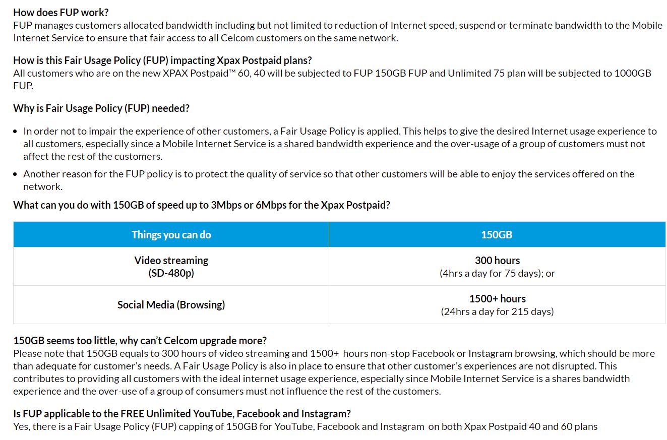 CelcomDigi introduces Xpax Postpaid Unlimited 75 at RM65/month, 1000GB ...
