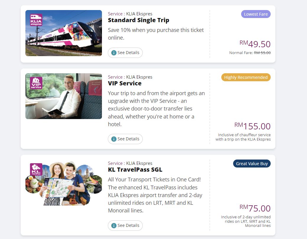 Going to KLIA via MRT? Here's how much it costs and the estimated time ...