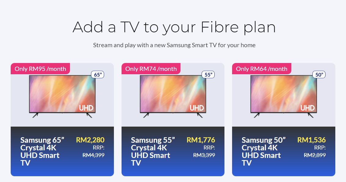 CelcomDigi offers postpaid users 300Mbps fibre and 50" 4K TV for RM164 ...