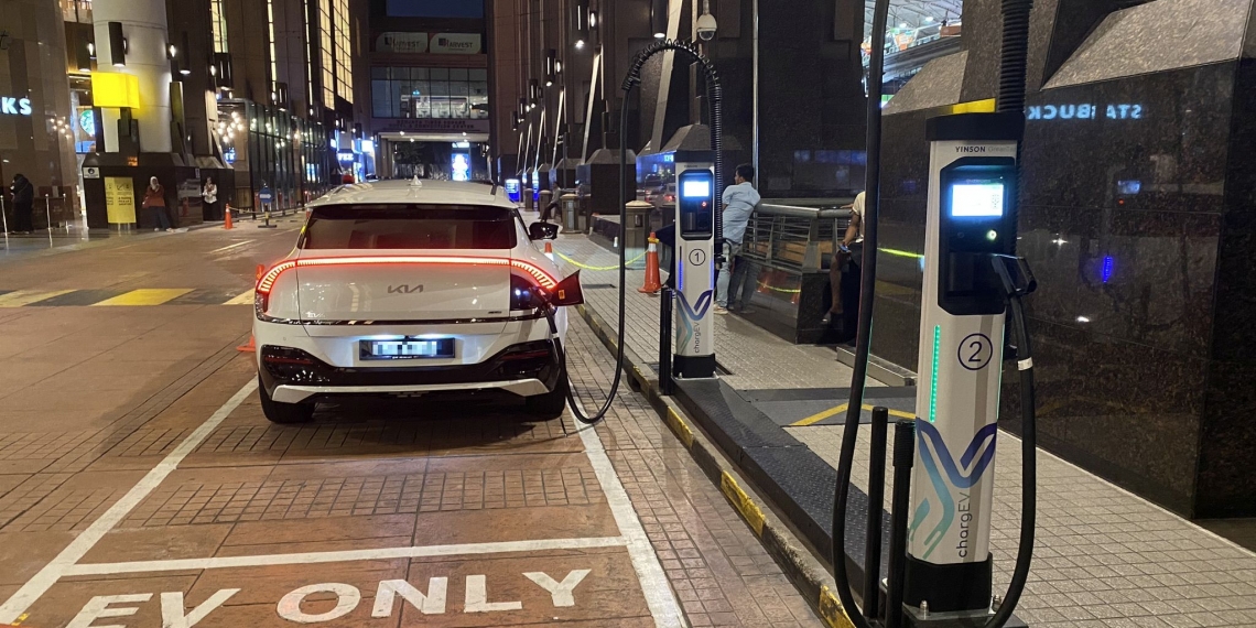 ChargEV's 225kW DC and 22kW AC chargers at Berjaya Times Square are now ...
