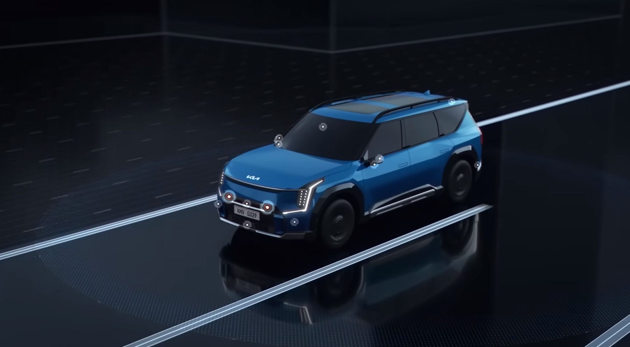 Kia EV9 electric SUV: 380hp, up to 541km range and conditional Level 3 self-driving - SoyaCincau