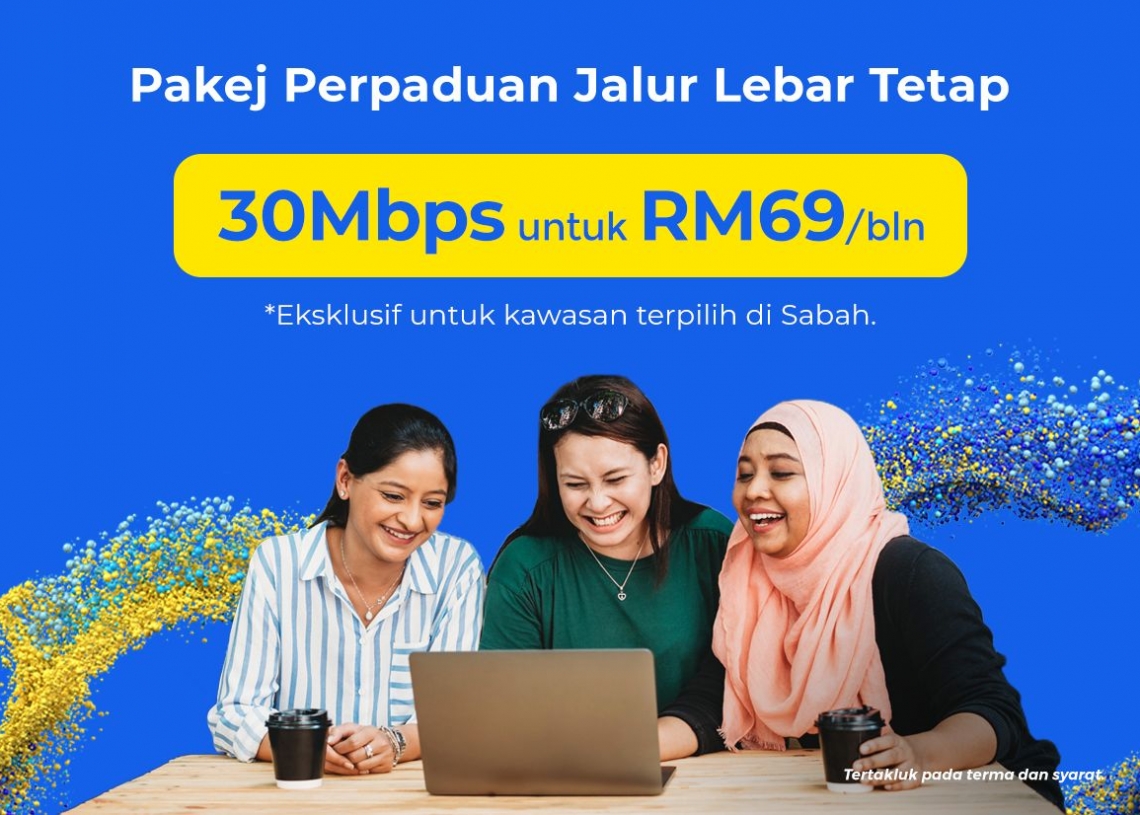Pakej Perpaduan: CelcomDigi offers 30Mbps fibre broadband for RM69/month but only in Sabah ...